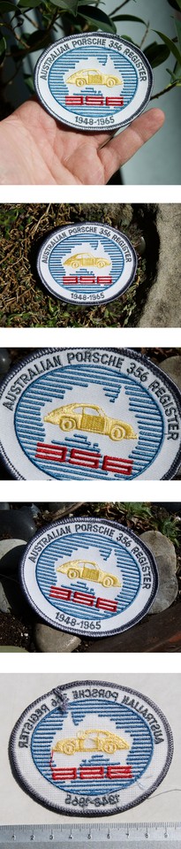 VINTAGE AUTOMOBILE CLUB PATCH / BADGE # PORSCHE 356 REGISTRY AUSTRALIA ...