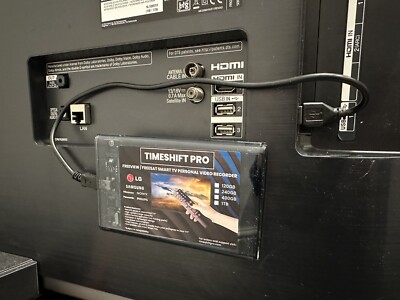 480GB LG Smart TV Hard Drive Recorder Live TV From Freesat Freeview SSD ...