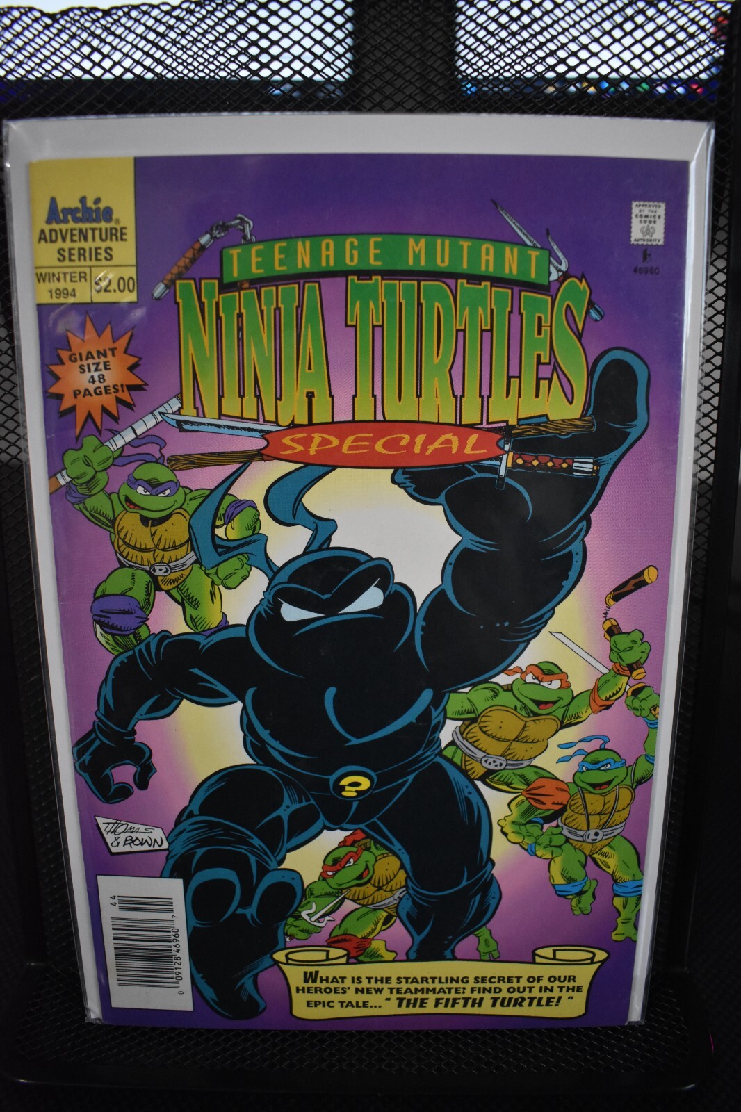 Teenage Mutant Ninja Turtles Special Winter 1994 1st Fifth Turtle TMNT ...