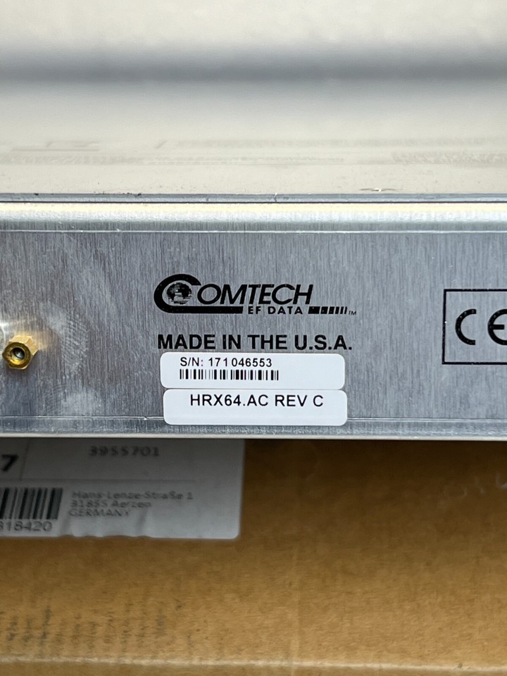 Comtech HRX-64 Heights Hub Multichannel Satellite Receiver HRX64.AC | eBay