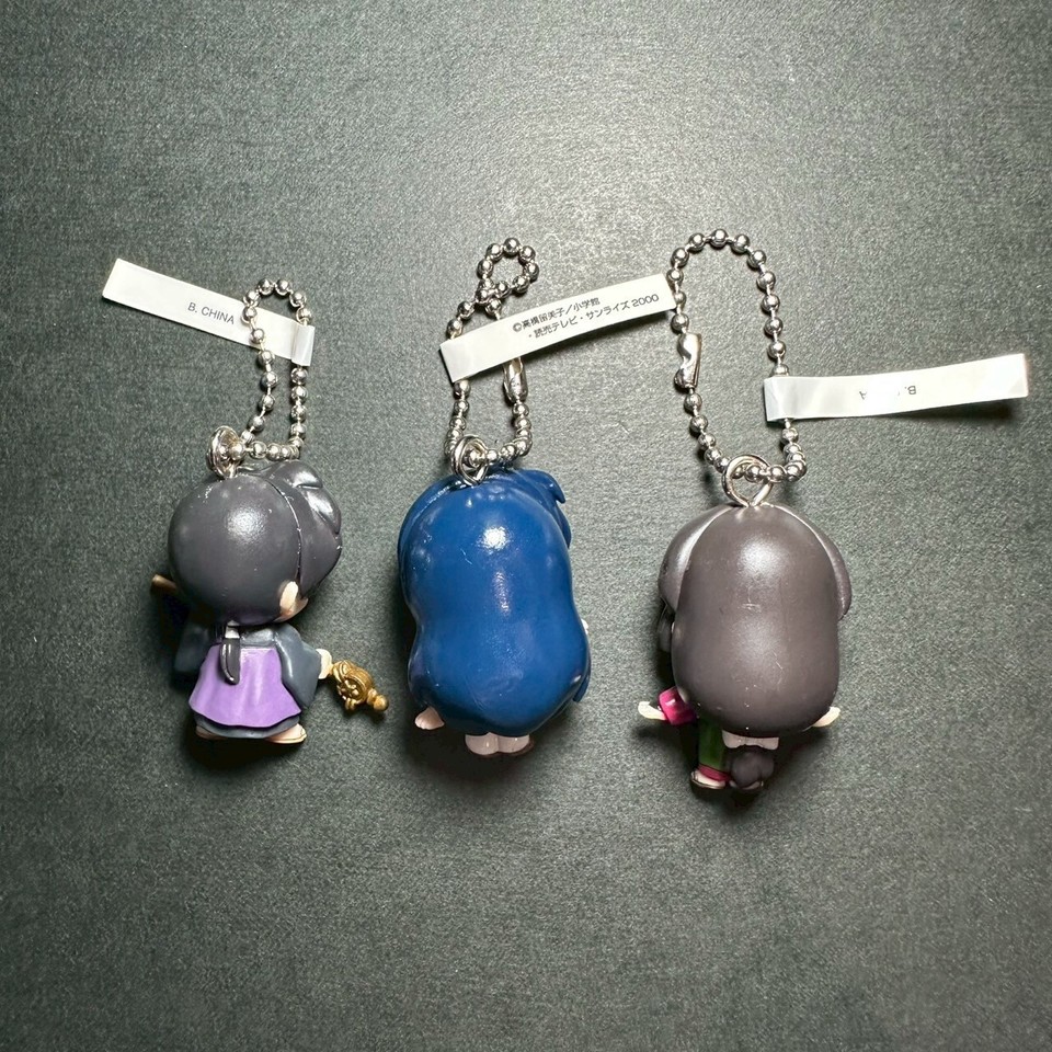 BB705 Lot of 3 Japanese Inuyasha Miroku Kagome Sango Vintage Keychains ...