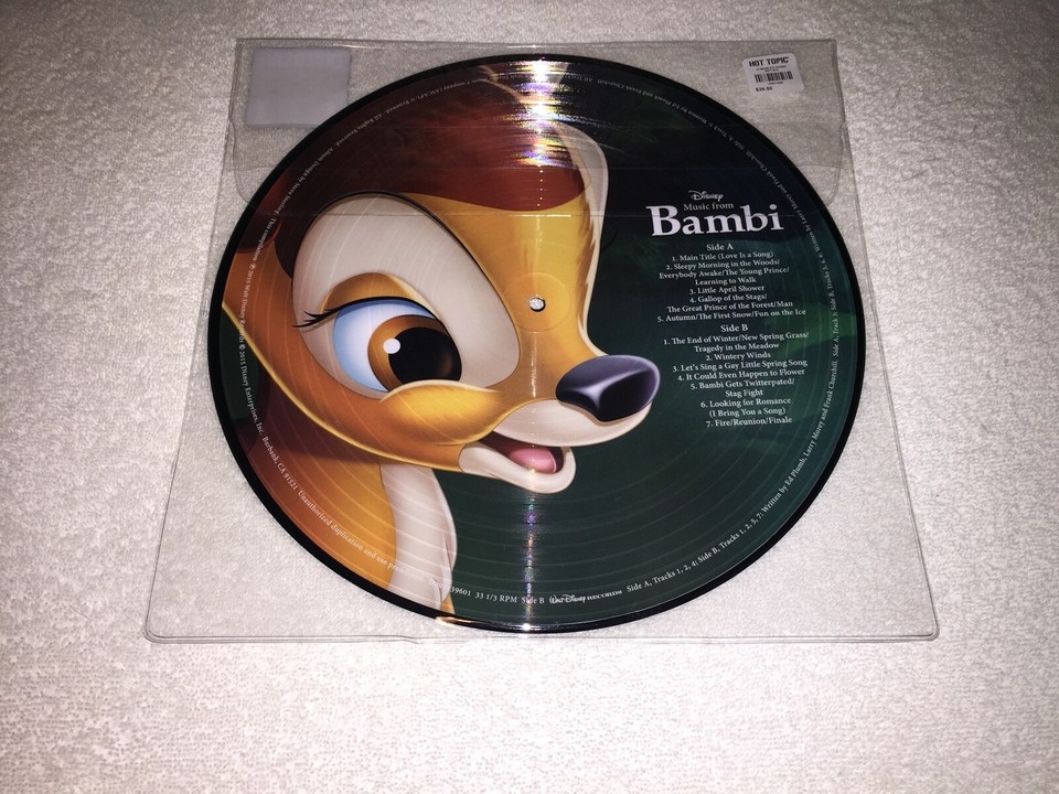 Disney Music From Bambi Soundtrack Lp Picture Disc | eBay
