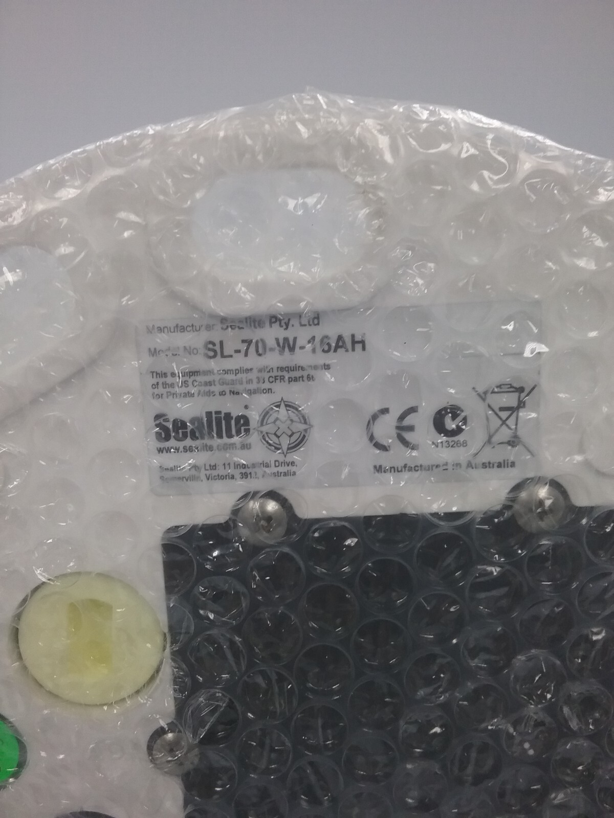 Sealite SL-70-W-16AH Solar Marine Light 2-3NM+ NOS | eBay