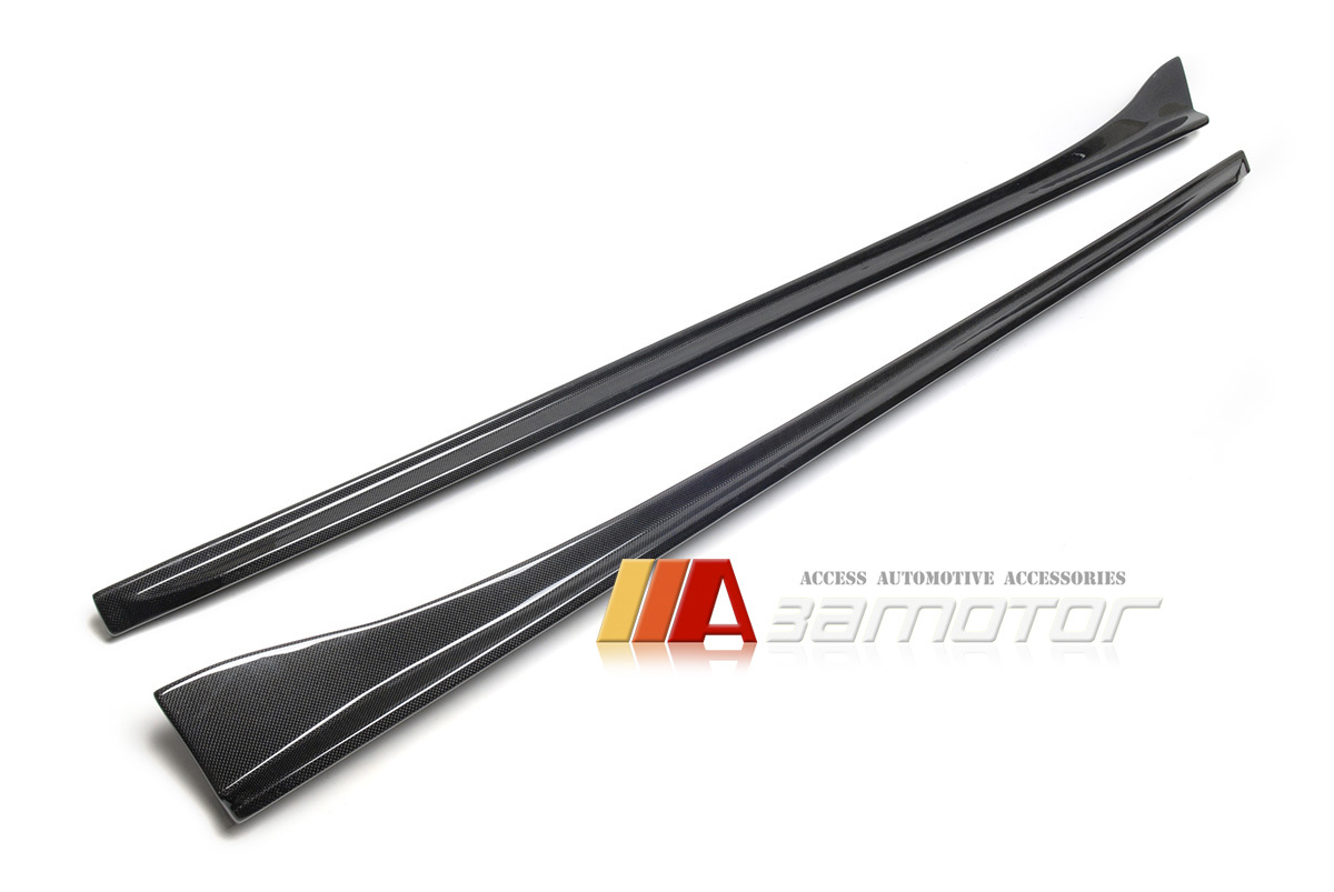 Carbon Fiber 3D Side Skirt Set fits BMW F12 F13 640i 650i M-Sport ...