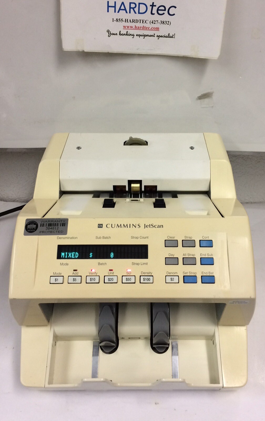 Cummins JetScan 4062 Currency Money Bill Counter 406-9702-00 | eBay