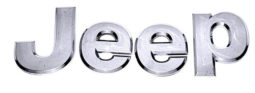 Jeep Grand Cherokee Liberty etc.—Chrome Front or Rear Letter Nameplate ...