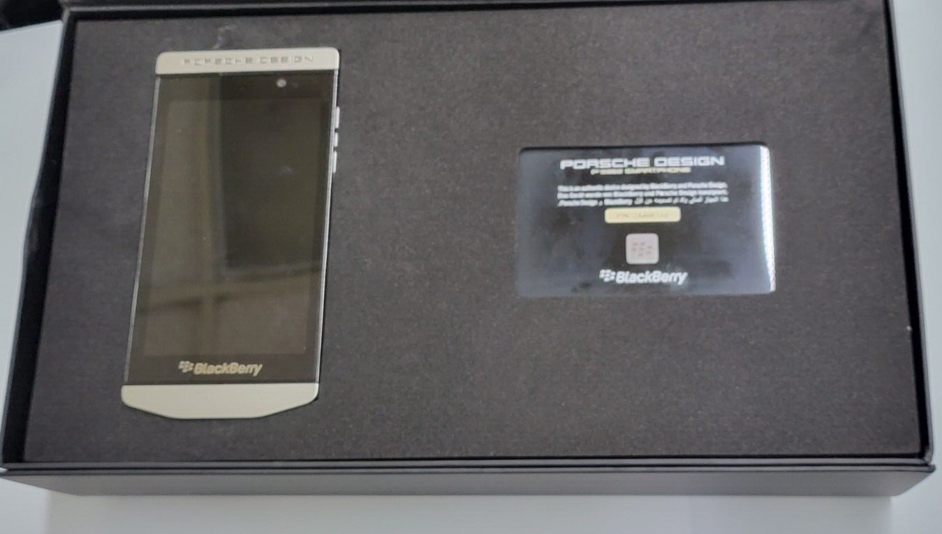 New BlackBerry P'9982 Porsche Design 64GB Silver Factory Unlocked ...