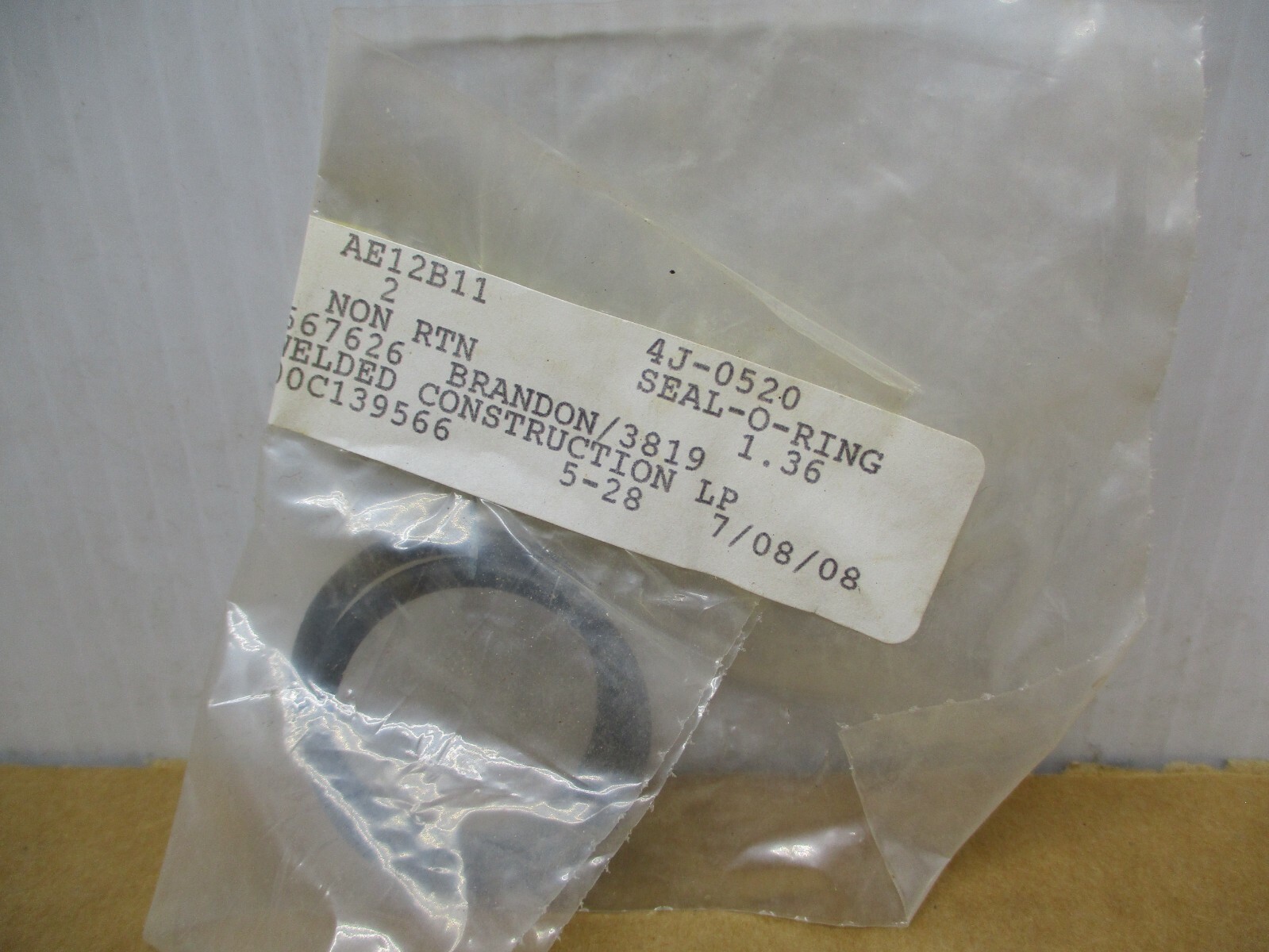 CATERPILLAR SEAL-O-RING 4J0520 Cat 4J-0520 QTY-1 | eBay