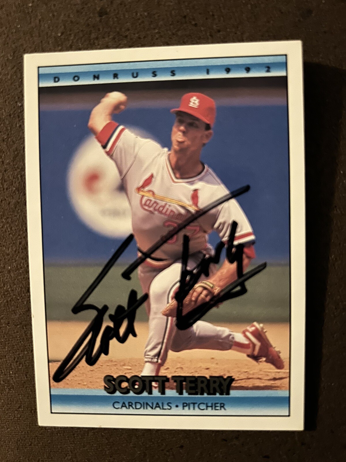 Scott Terry - St. Louis Cardinals 1992 Donruss AUTOGRAPHED | eBay
