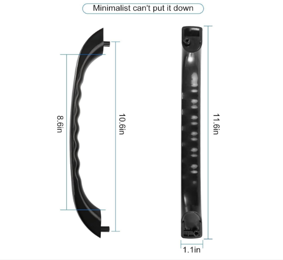 WB15X10020 Black Microwave Door Handle for GE Spacemaker XL JVM1339BW ...