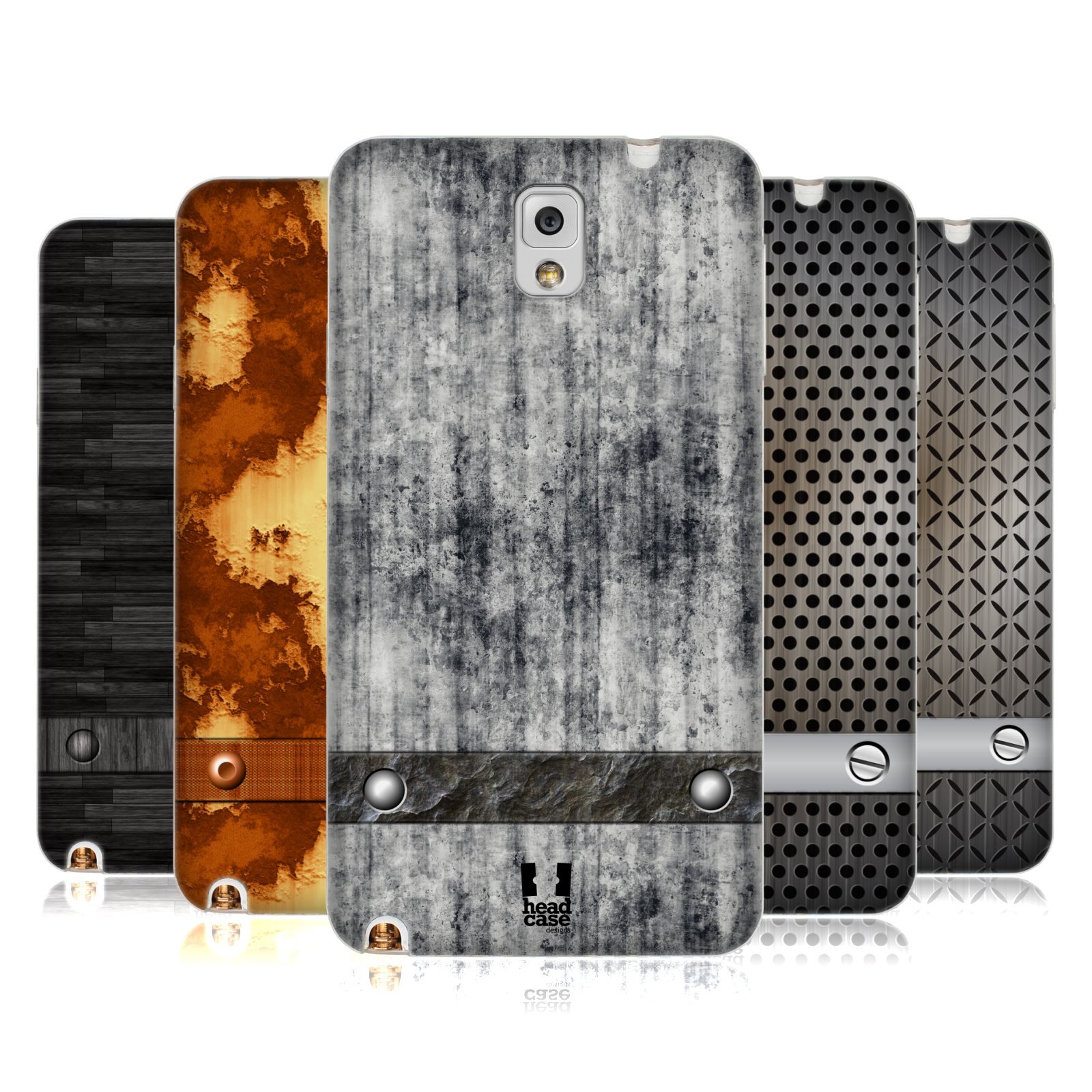 HEAD CASE DESIGNS INDUSTRIAL TEXTURES SOFT GEL CASE FOR SAMSUNG PHONES ...