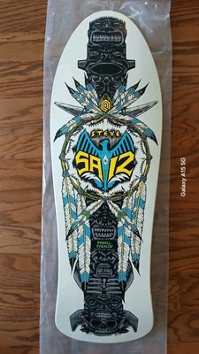 Vintage Skateboard FULL SIZE STEVE SAIZ 1989 POWELL PERALTA CLIVER ART ...