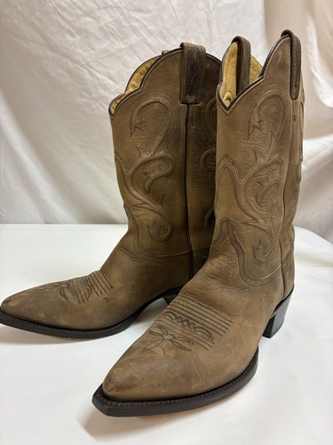 Dan Post Laredo Western Cowboy Brown Leather Boots Women’s Size 9.5 ...