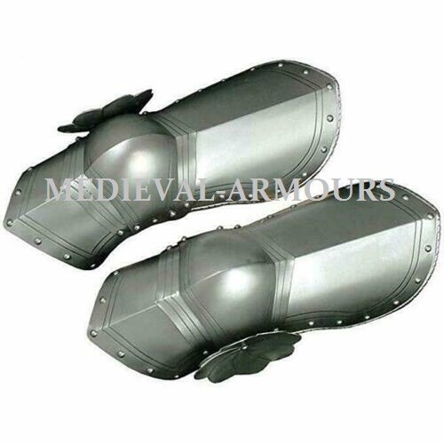 Medieval Greaves with Roundels Knight Upper Leg Armor Reenactment ...