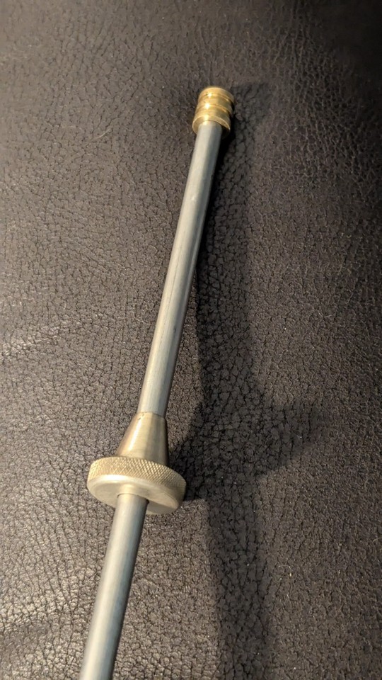 46" Stainless Steel Muzzleloader Ramrod Set .50 Cal 8-32 Thread by Jim ...