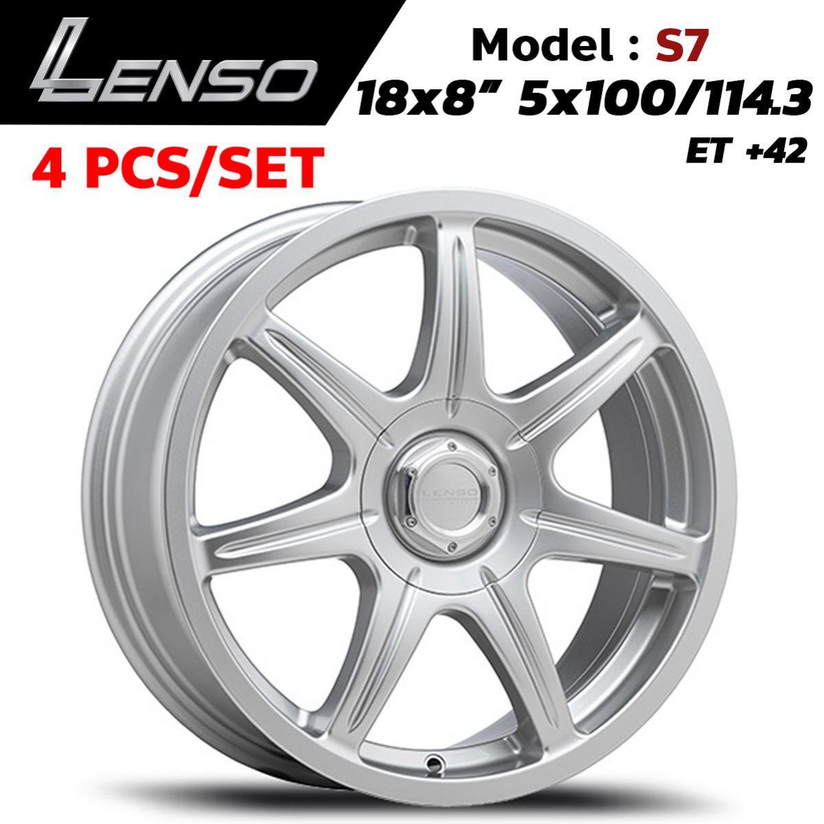 New Lenso S7 Wheel Rim 18x8 PCD 5x100/114.3 ET+42 For Mitsubishi ...