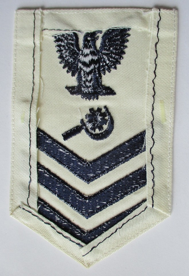 Original US NAVY MACHINERY REPAIRMAN PETTY OFFICER 1st Class Rate PATCH ...