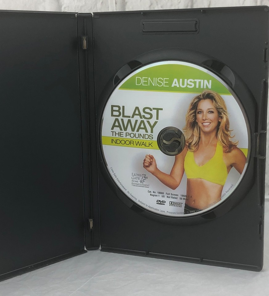 2 Denise Austin Workout DVDs Blast Away The Pounds And New Get Fit ...