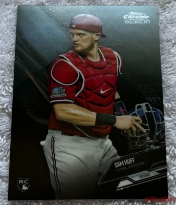 2021 Topps Chrome Black SAM HUFF #59 Rookie Texas Rangers RC | eBay