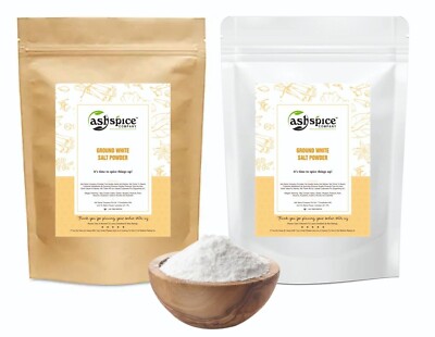 Ground White Salt Powder (Farari Namak/Sindhalun Powder) Top Quality ...