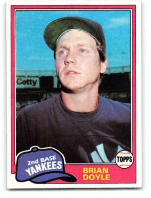 1981 Topps #159 Brian Doyle NM Near Mint Yankees | eBay