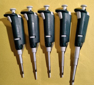 Full set 5x Rainin Single Channel Pipet-Plus Pipette 0.5 to 1000 μL | eBay