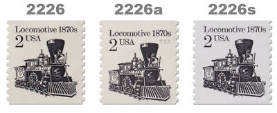 2226 2226a 2226as Locomotive B Press 2c Variety Set 3 Transportation ...