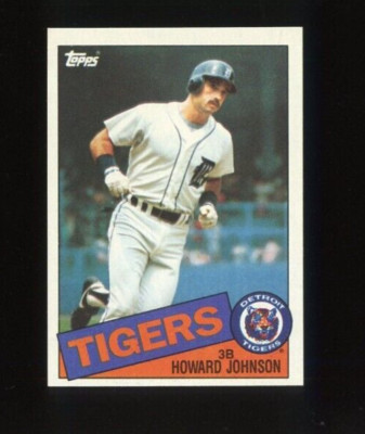 1985 TOPPS #192 HOWARD JOHNSON DETROIT TIGERS | eBay