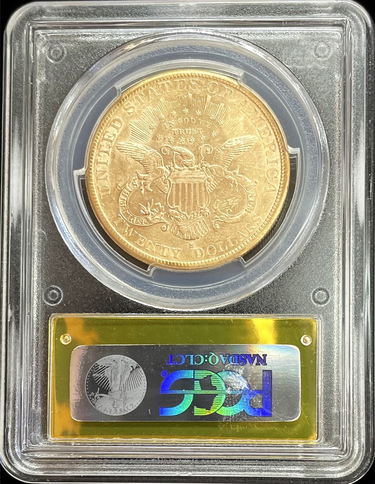 1882 S GOLD $20 SADDLE RIDGE HOARD LIBERTY HEAD DOUBLE EAGLE PCGS ABOUT ...