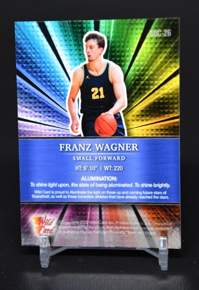 Franz Wagner Wild Card Allumination /85 RC Rookie Orlando Magic ...