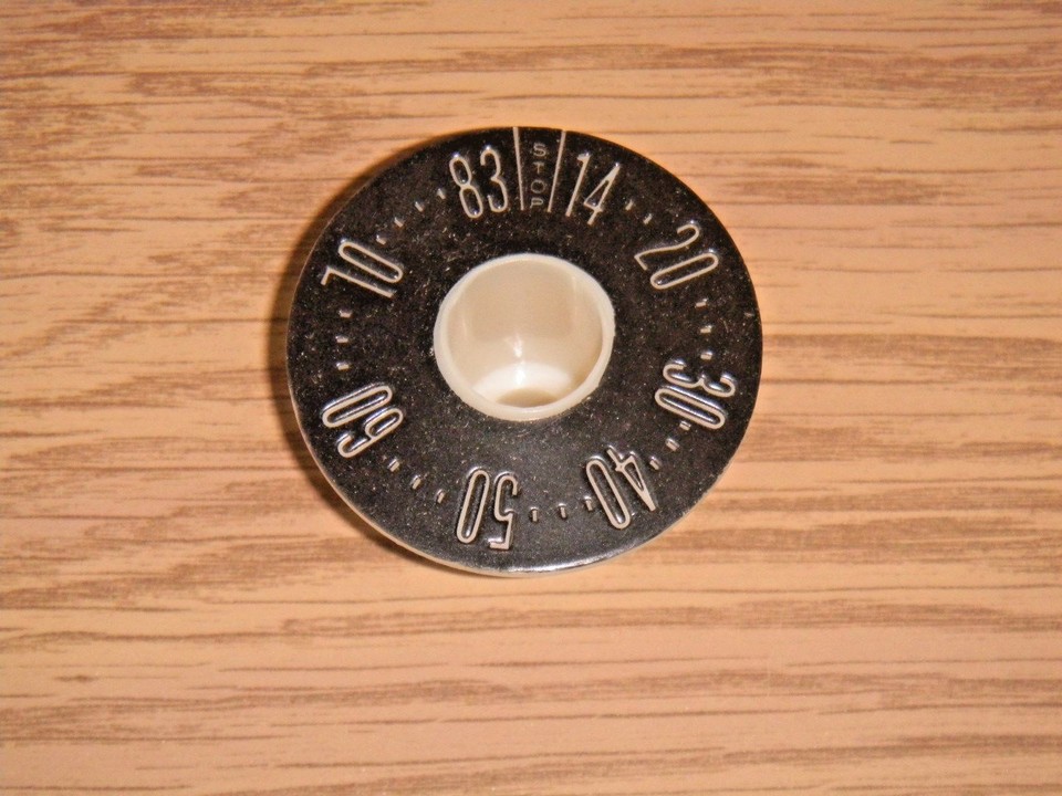 RARE Vintage RCA 112575 TV CHANNEL SELECTOR DIAL KNOB UHF Genuine Repl ...