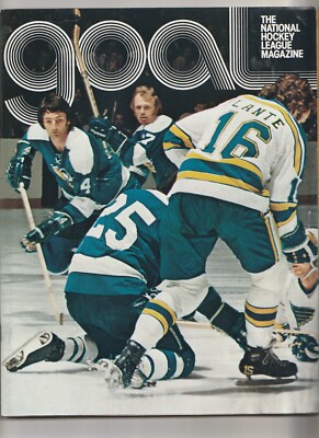 December 22, 1974 Philadelphia Flyers vs Penguins Goal Hockey Program ...