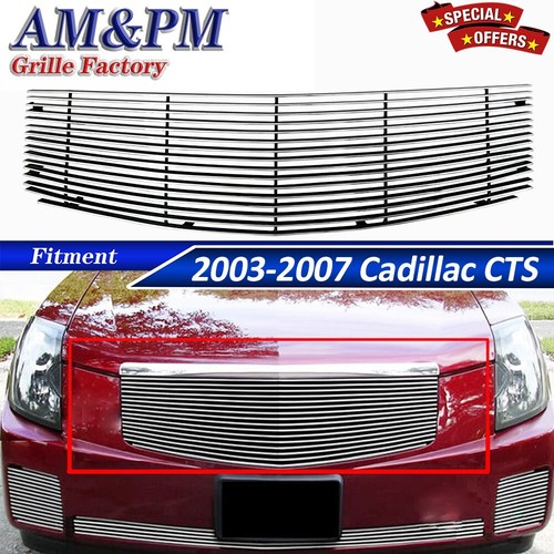 Fits 2003-2007 Cadillac CTS Billet Grille Upper Grill Polish Finish ...