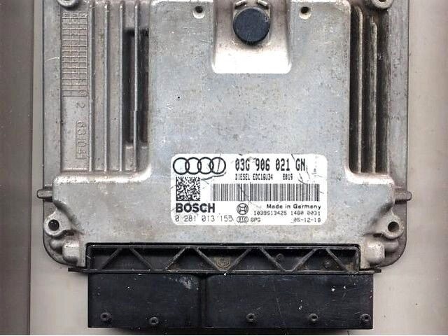 ECU Engine Control Unit Audi A3 2.0TDI 03G906021GN 0281013155 EDC16U34 ...