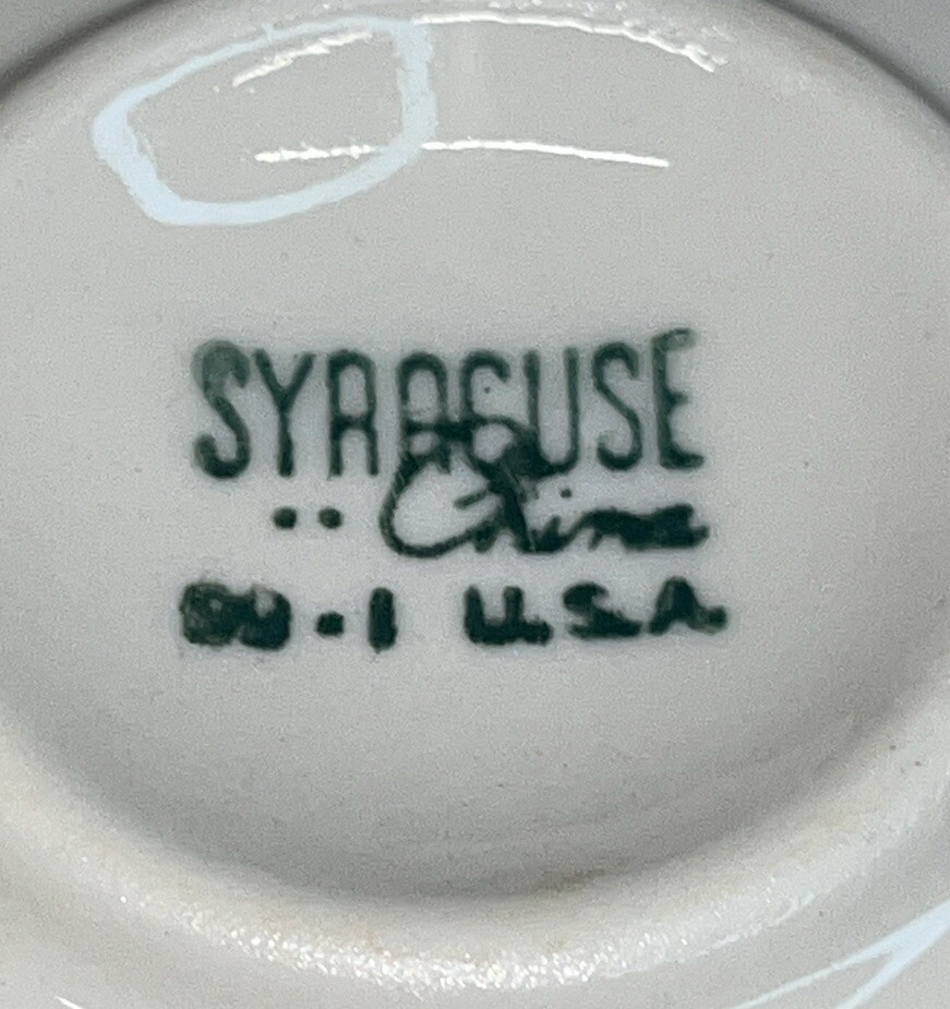 Vintage Santa Fe Railroad California Poppy Coffee Cup Syracuse China | eBay