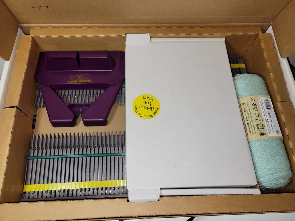 Ultimate Sweater Knitting Machine Bond America USA Made NEW IN BOX NIB ...