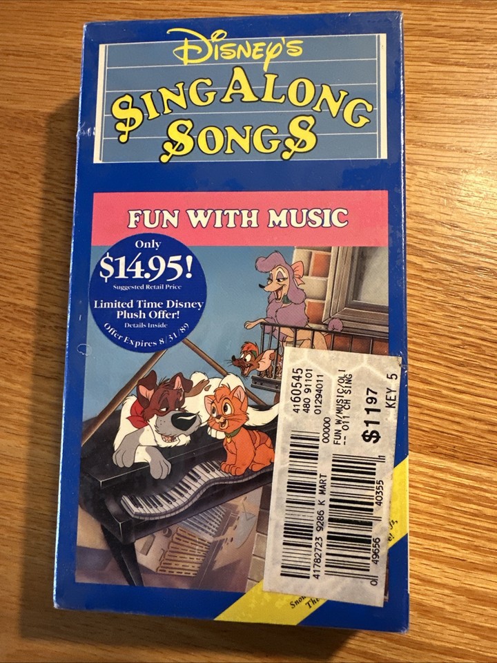 Disneys Sing Along Songs - Fun With Music (VHS, 1993) 12257763034| eBay