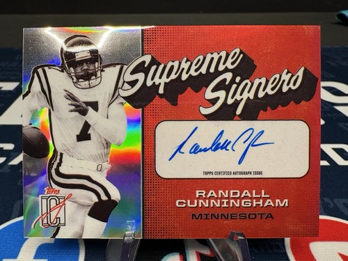 Randall Cunningham 2024 Topps Signature Class Supreme Signers Auto | eBay