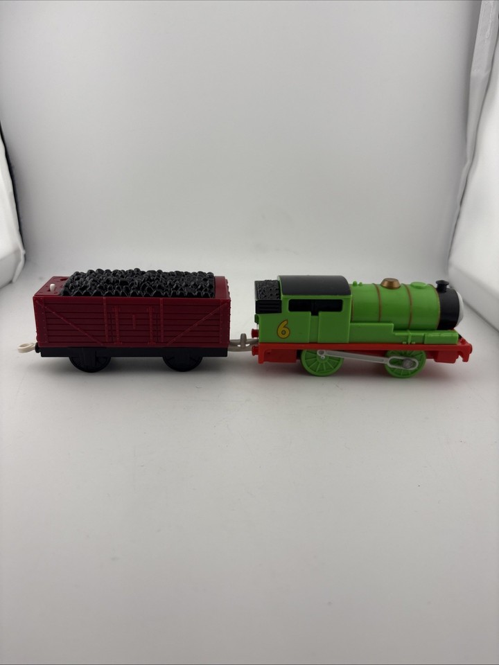 Thomas & Friends TrackMaster Talking Percy Mattel 2009 Motorized Green ...