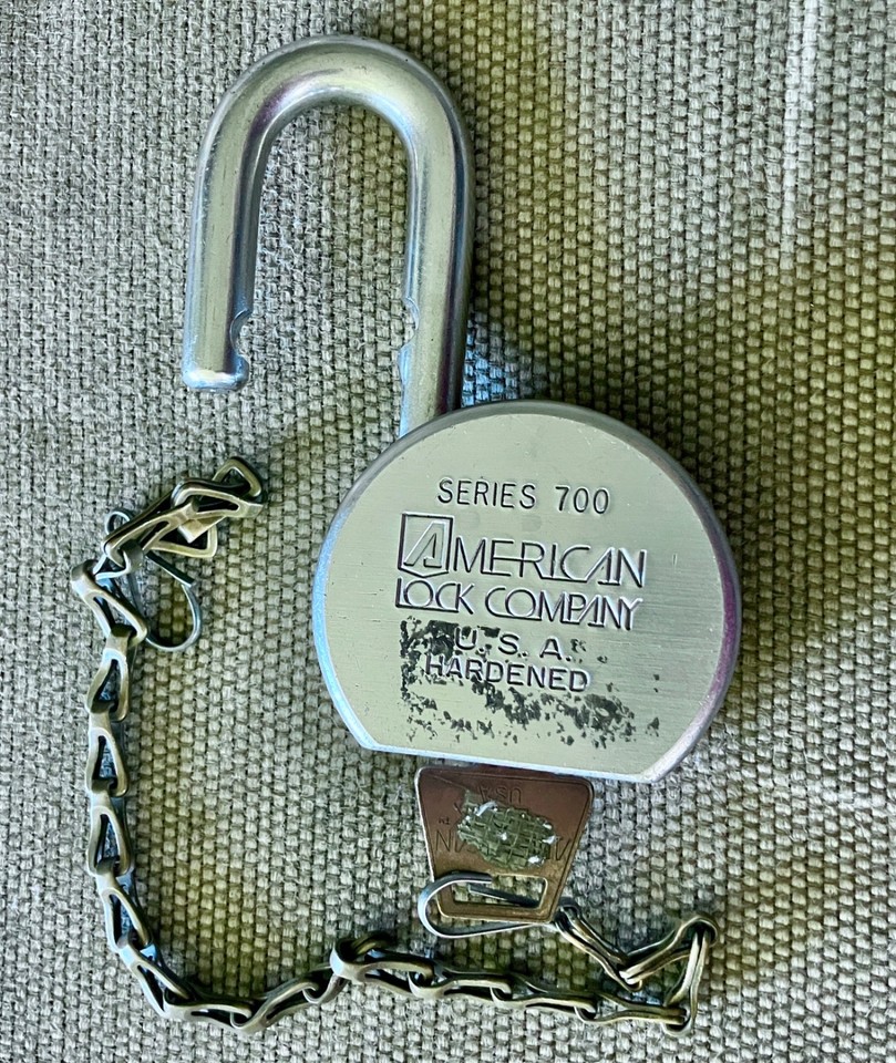 USPS American Lock Series 700 Padlock w/Key - RARE | eBay
