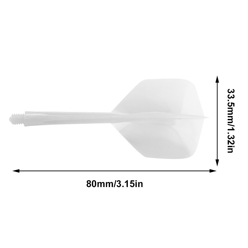 6Pcs Integrated Dart Shaft and Flights Standard Shape Dart Flights ...