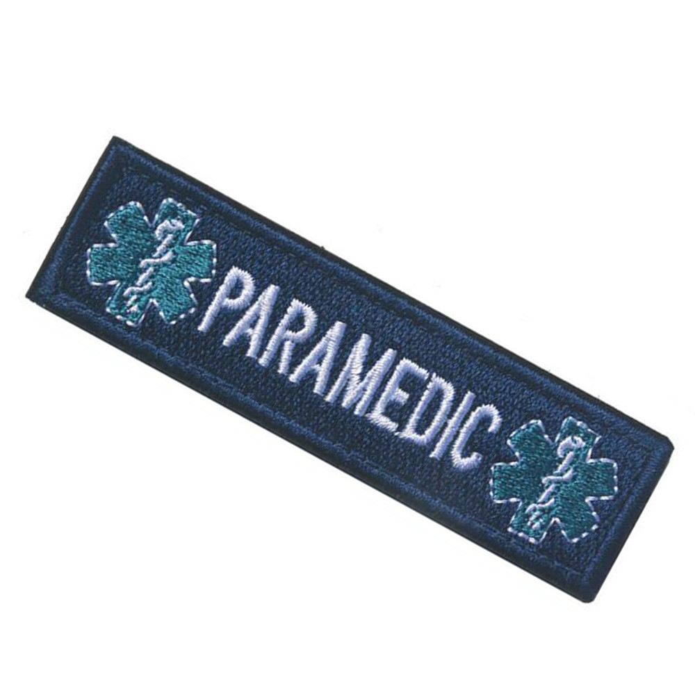 EMT Medic Paramedic Tab EMS Tactical Military Hook&Loop Patch Badge ...