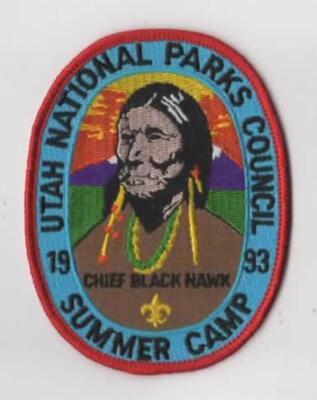 1993 Summer Camp Utah National Parks Council RED Bdr. [CA3085] | eBay