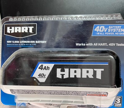 Hart 40V 4A 4 Amp 144Wh Lithium iOn Battery HLBP02 HLBP02VNM 5516 ...