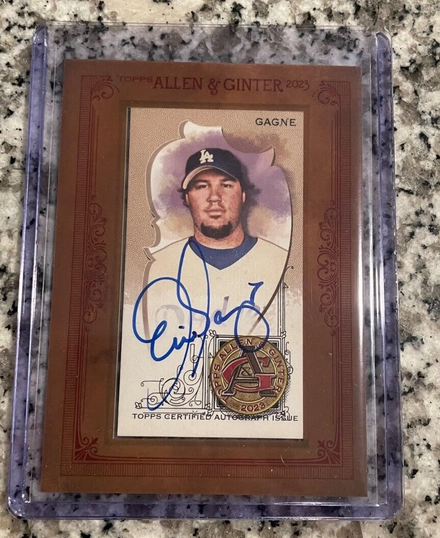 2023 Allen And Ginter Eric Gagne Framed Autograph | eBay