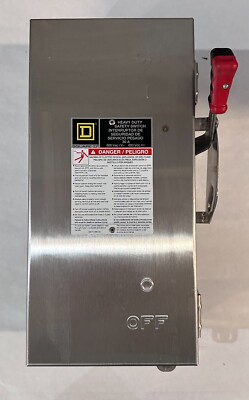 Square D HU361DSEI2 Stainless Steel 30 amp Disconnect | eBay