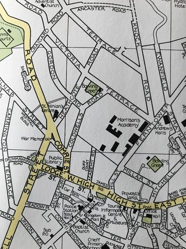 “Crieff, Comrie, Auchterarder Street Plan” Map | eBay