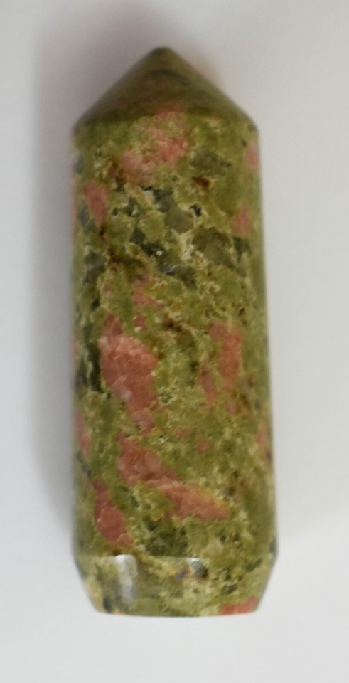Unakite Tower Natural Green Pink North Carolina USA Olivine Crystals ...