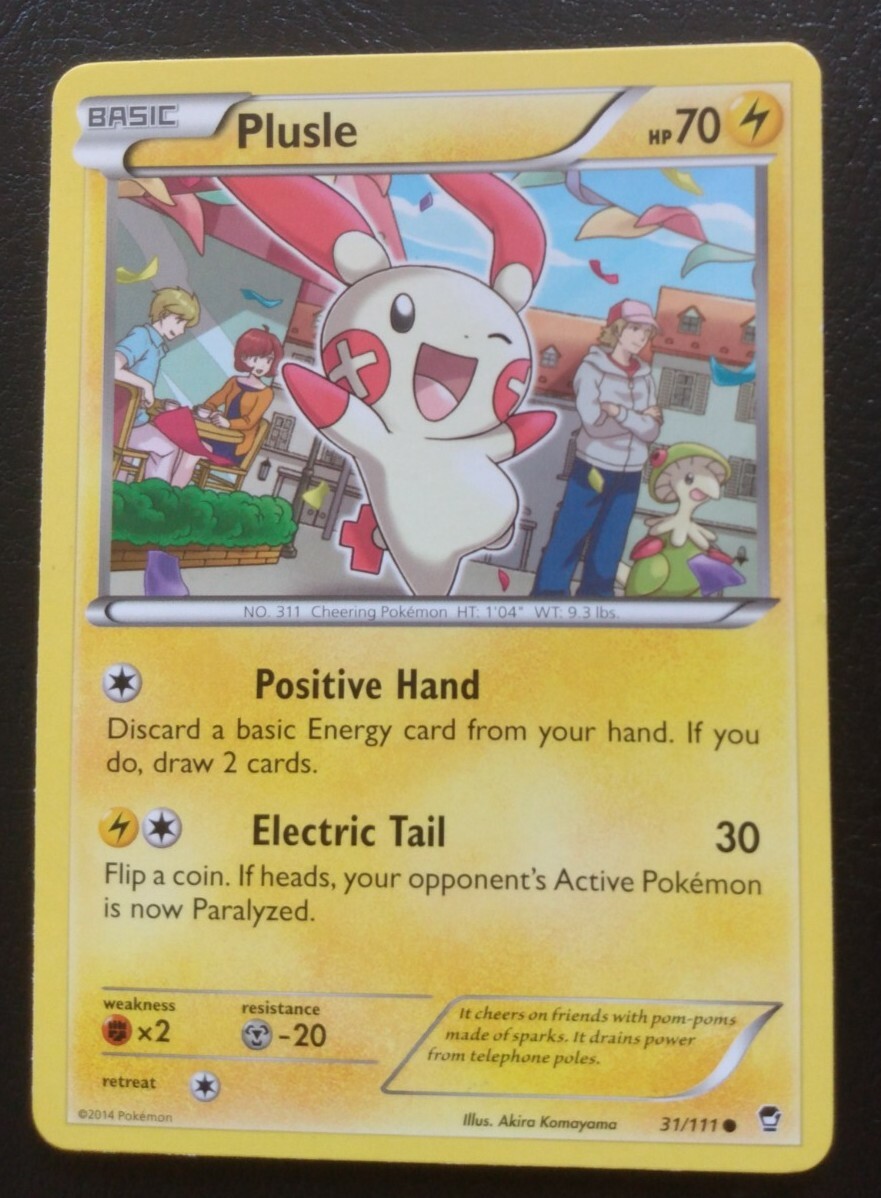 Pokemon Plusle Card