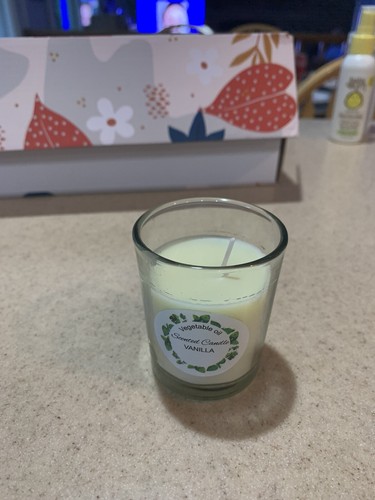 Vanilla Vegetable Oil Scented Candle 1.8 Oz 2.5 In Small | eBay